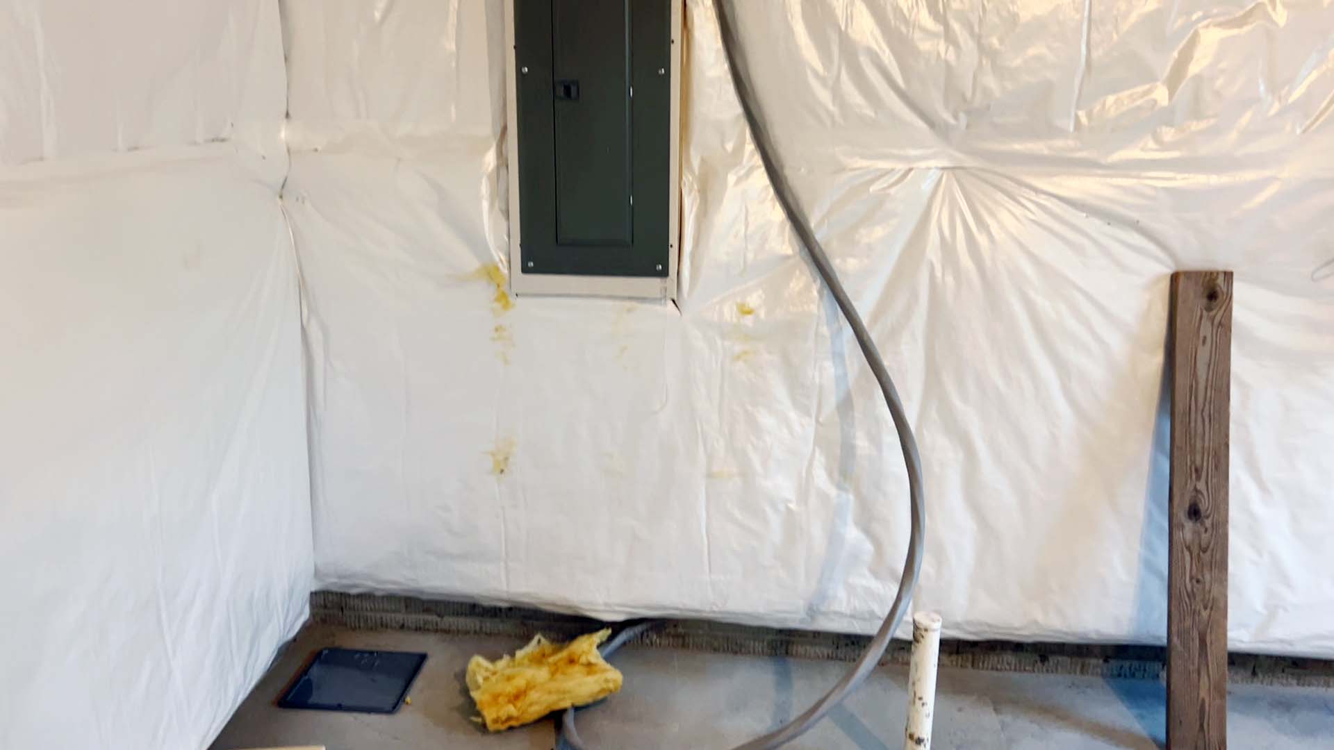 Electrical Panel Installed in Bathroom